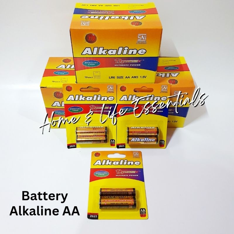 Jual Baterai Aa Alkaline Dynamax 2pc Shopee Indonesia
