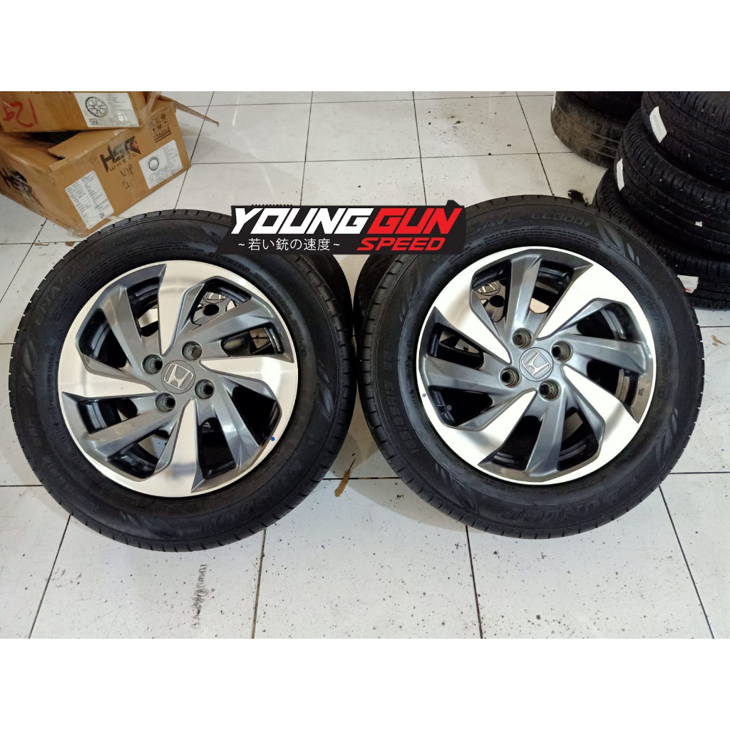 Jual Velg Mobil R15 Honda MOBILIO OEM Ring 15 Pcd 4x100 Include Ban Untuk BRIO KIJANG AGYA CALYA ...