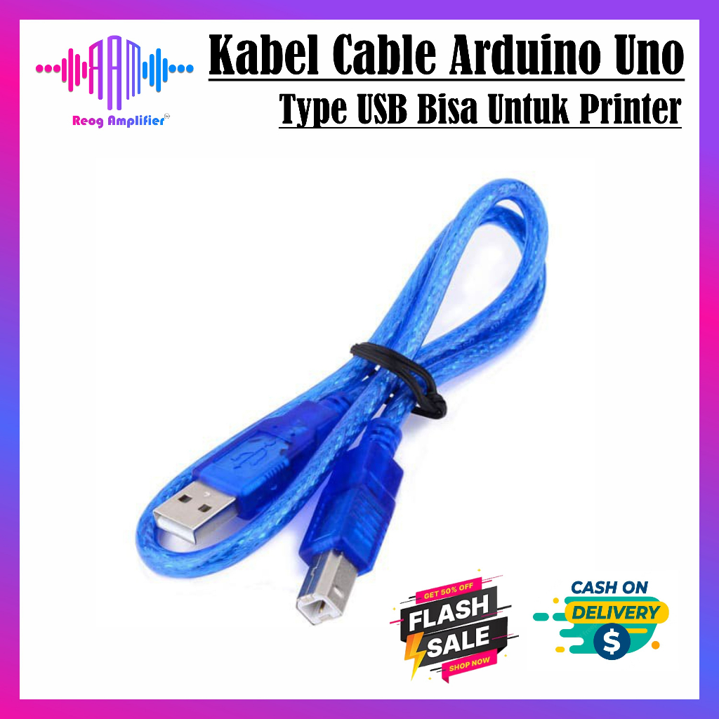 Jual Kabel Cable Arduino Uno Tipe Type Usb B Bisa Untuk Printer