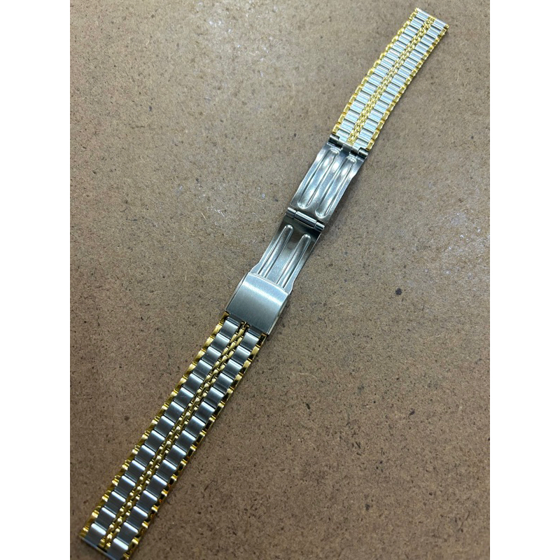 Jual rantai jam besi stainless silver kombinasi gold | Shopee Indonesia