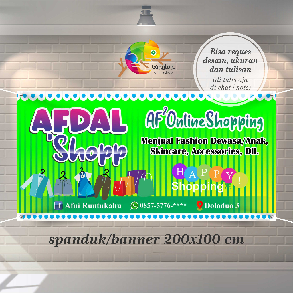 Jual Spanduk, Banner Toko Olshop | Shopee Indonesia