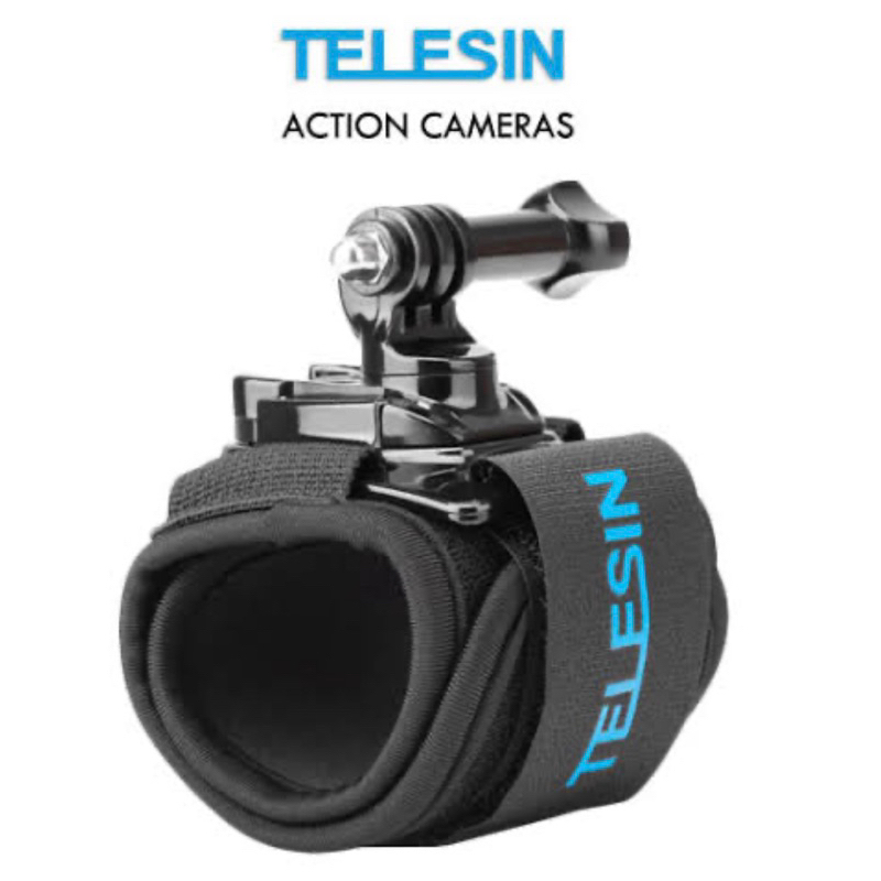 Jual TELESIN 360 Rotary Hand Wrist Strap Action Cam Gopro 11 10 9 | GP ...
