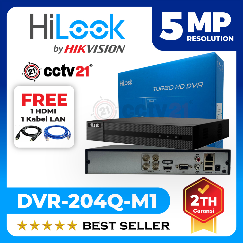 Jual DVR-204Q-M1 DVR HILOOK (by HikVision) 4MP Up to 5MP 4CH / 4 ...
