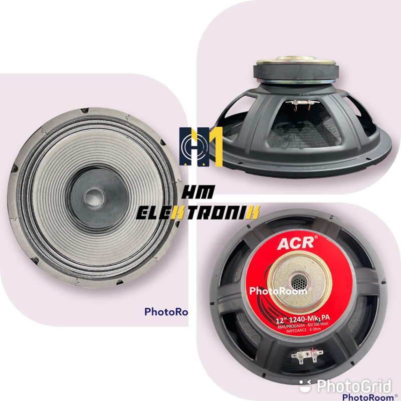 Jual Speaker ACR 1240 12 inch MK1 PA Classic Fullrange | Shopee Indonesia