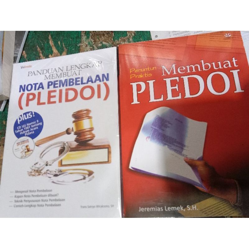 Jual BUKU MEMBUAT PLEDOI 2 BUKU | Shopee Indonesia