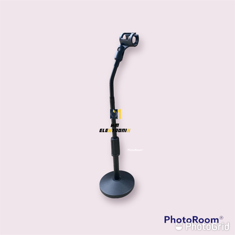 Jual Stand mic / Tiang Microphone pendek duduk per kali bulat | Shopee ...