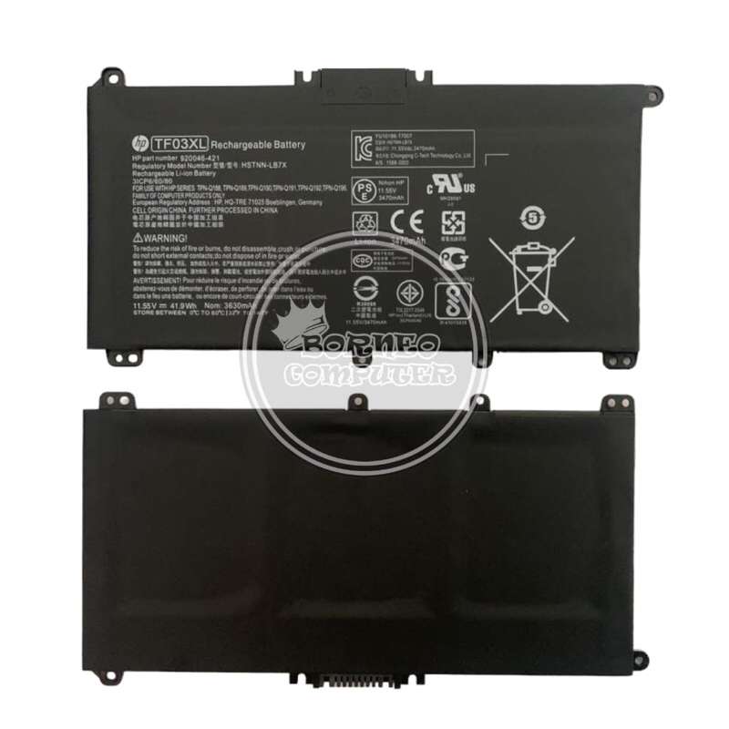 Jual BATTERY BATERAI BATREI HP TF03XL ORIGINAL | Shopee Indonesia