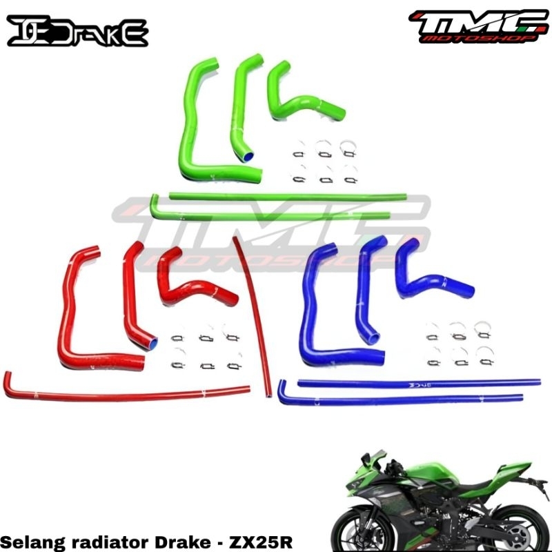 Jual Selang radiator DRAKE ZX25 ZX25R Ninja150 R RR Nmax Xmax Aerox ...