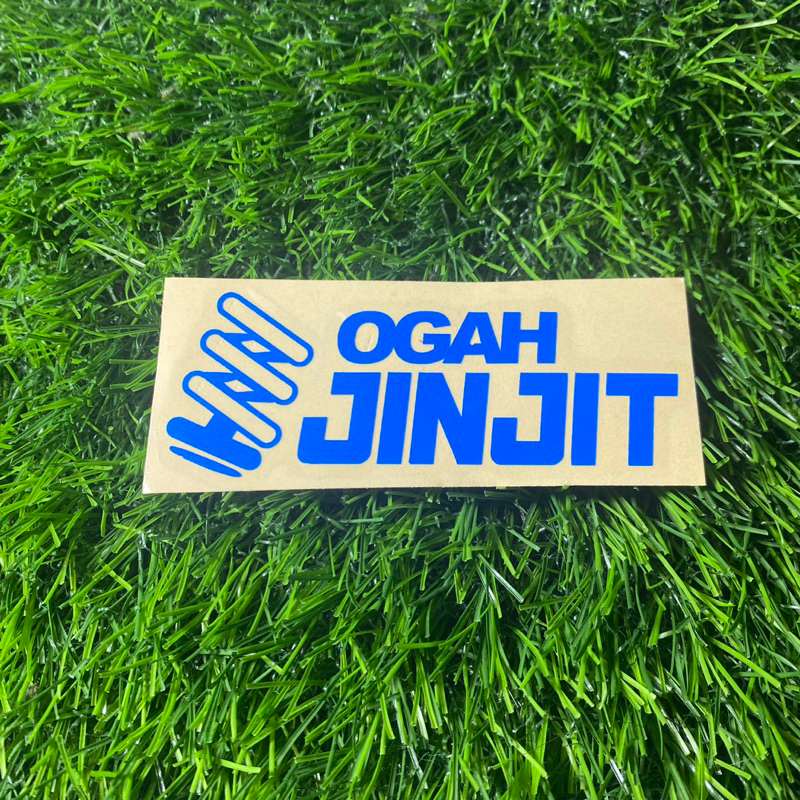 Jual sticker cutting ogah jinjit helm berkualitas stiker OGAHJINJIT ...