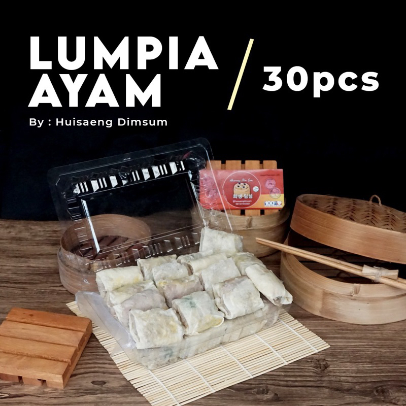 Jual Dimsum Premium Lumpia Ayam Goreng isi 30 pcs dengan Saus di Kota ...