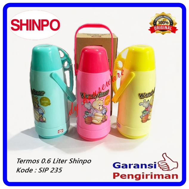 Jual Termos Air Panas 0.6 Liter Thermos Mini Shinpo Frisky SIP-235 ...