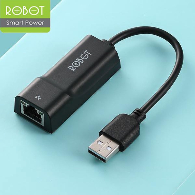 Jual Kabel Converter USB LAN Robot EA10 USB Ethernet Adapter USB2.0 to 10/100Mbps Network RJ45 ...