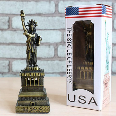 Jual Miniatur Patung Menara Liberty Statue Tower USA | Shopee Indonesia