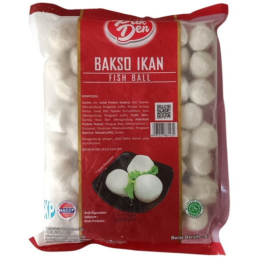 Jual Pak Den Bakso Ikan/Fish Ball 500 gr [FRZ] | Shopee Indonesia