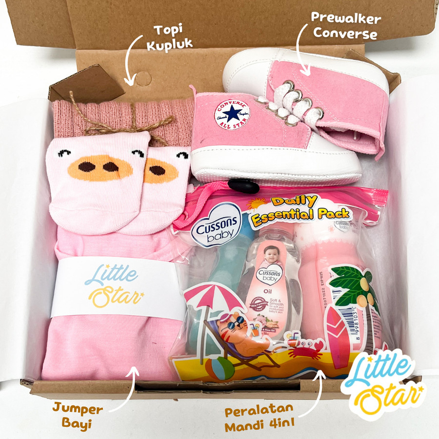 Jual Hampers Newborn Baby Gift Set Kado Baju Sabun Perlengkapan Mandi ...