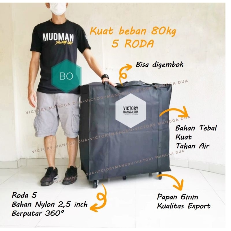 Jual TAS RODA 5 (TW) CAMPING TRAVEL TERPAL BARANG BELANJA FOLDABLE ...