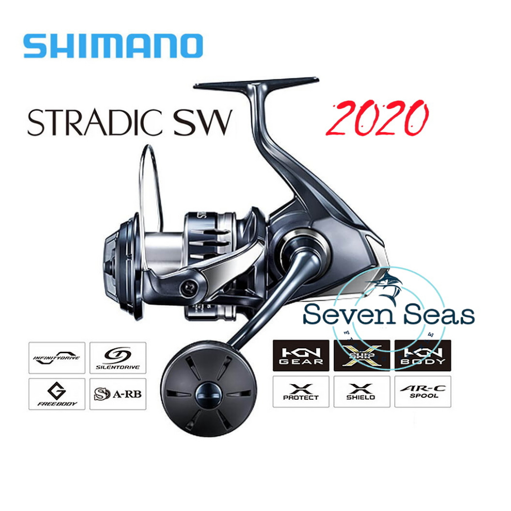 Jual Shimano Stradic SW 2020 4000 5000 6000 8000 10000 Spinning Reel ...