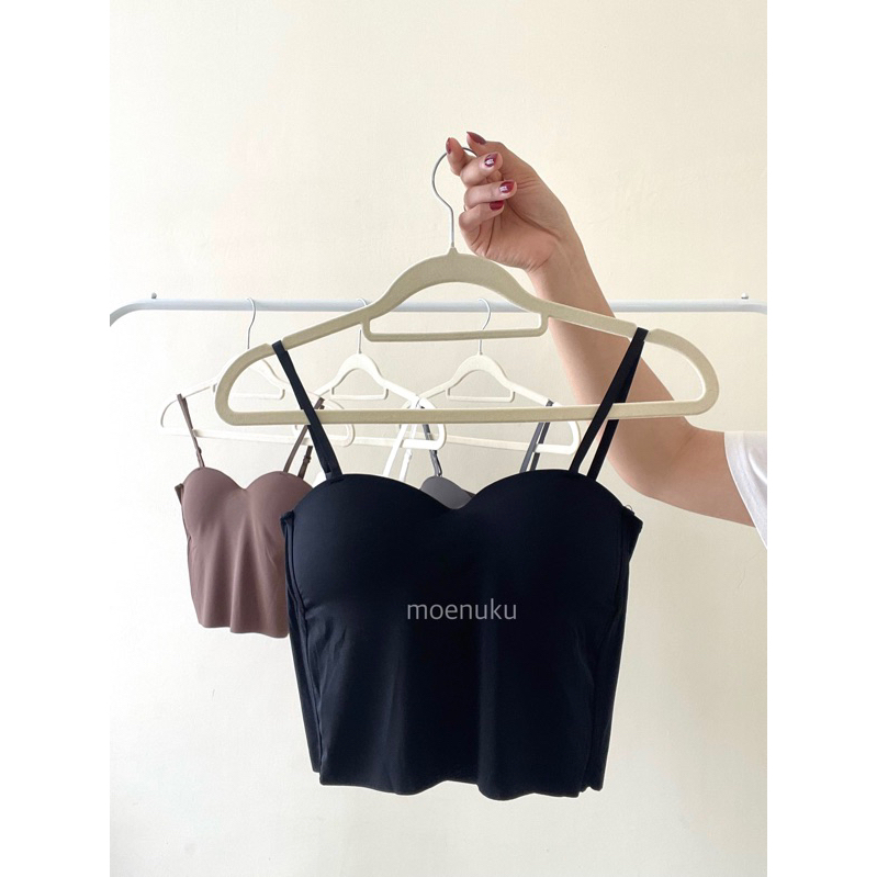 Jual Tanktop Crop Seamless Slim Seksi Bahan Premium Bagus Korean Style ...