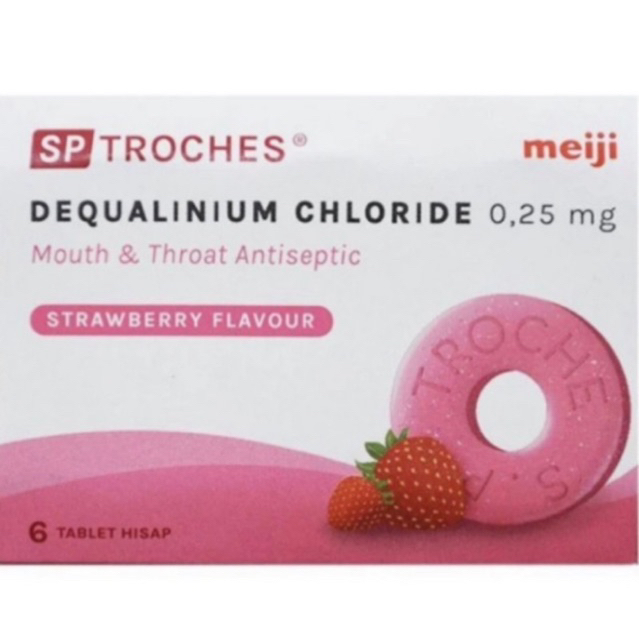 Jual SP Troches Permen Antiseptic Mulut Tenggorokan 6s | Shopee Indonesia