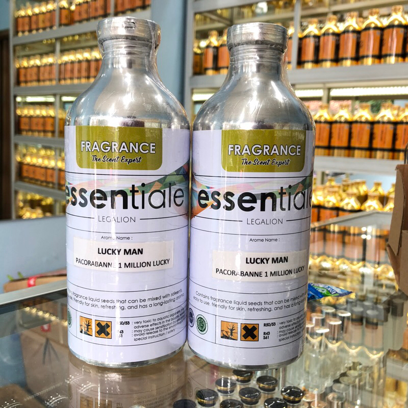 Jual BIBIT PARFUM MURNI ESSENTIALE LUCKY MAN SEARAH ONE MILLION LUCKY ...