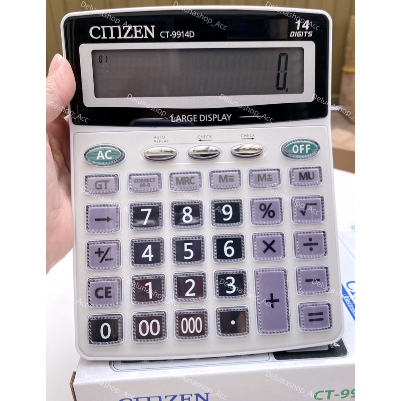 Jual Delunashop Kalkulator Citizen CT 8622,CT-628,CT-2112,CT-500JS,SDL ...
