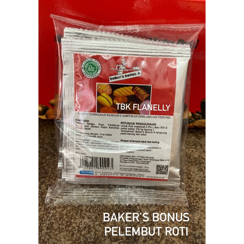 Jual Baker’s bonus pelembut roti (4’s x 10gr) | Shopee Indonesia