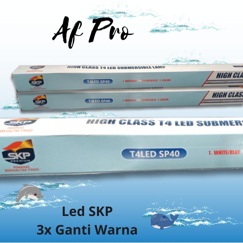 Jual Lampu LED Celup Aquarium SKP T4LED SP 40 3X GANTI WARNA | Shopee ...