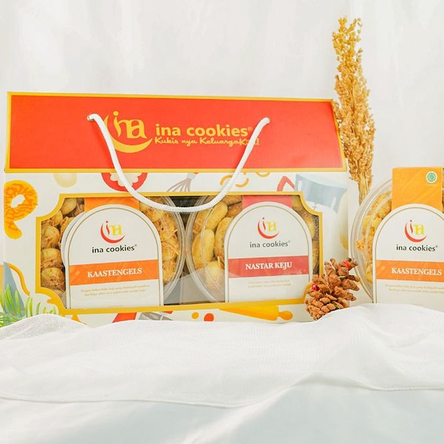 Jual INA COOKIES HAMPERS GABLE REGULER KUE KERING GIFT SET | Shopee ...
