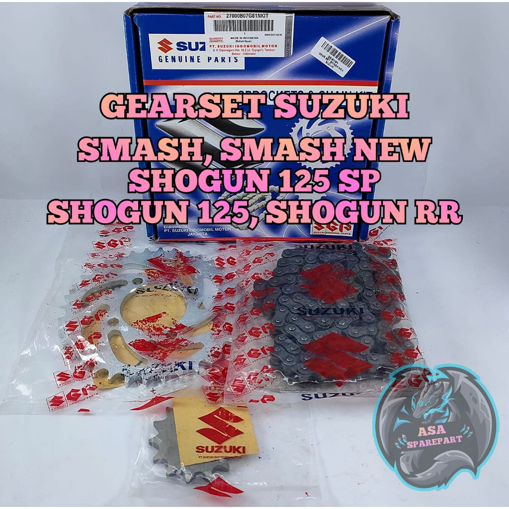 Jual Gearset B20 Motor Suzuki Smash New , Smash Old Lama , Smash Titan ...