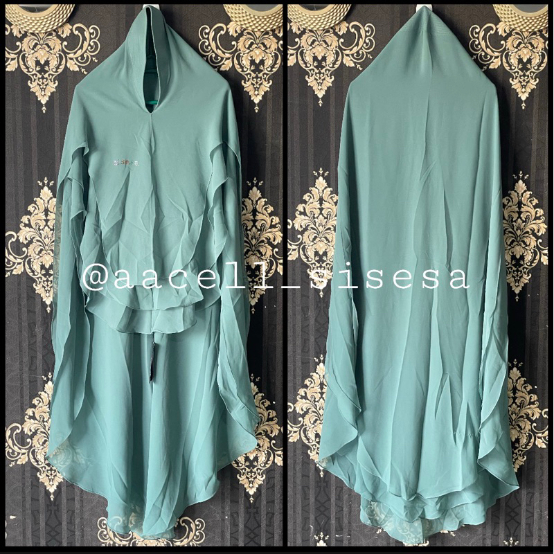 Jual Sisesa Khimar berkha zaynah turquise Sisesa | Shopee Indonesia