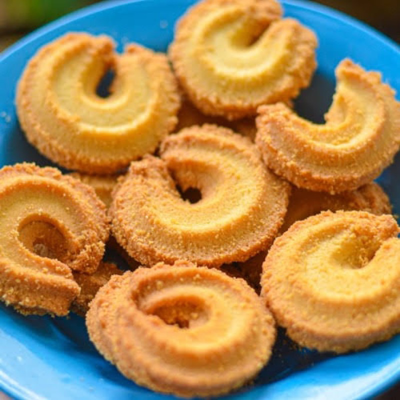 Jual VANILLA RING MONDE / DANISH BUTTER MONDE / ROTI KERING COOKIES 1 ...
