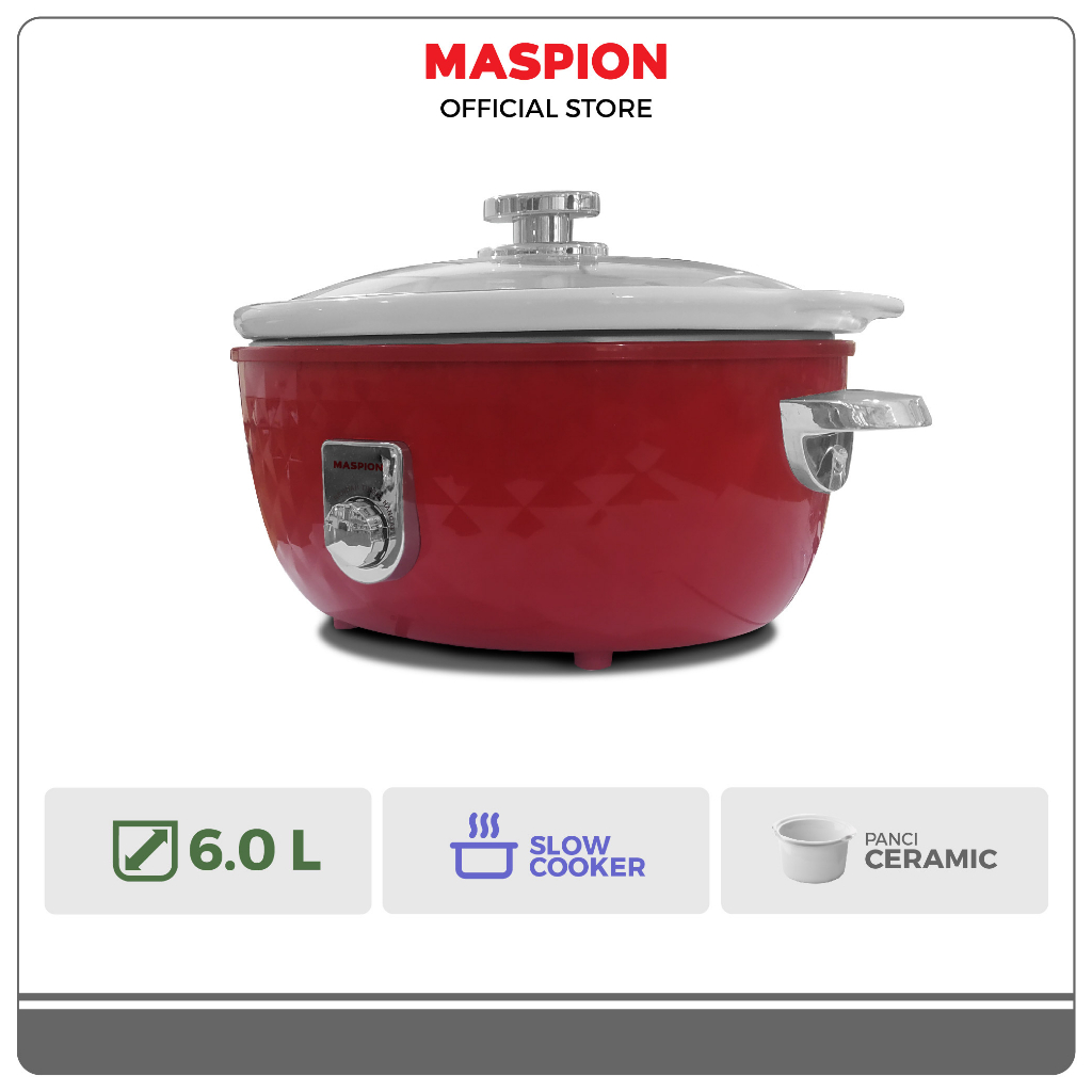 Jual Maspion Slow Cooker Magic Cooker 6 Liter MSC-6500 | Shopee Indonesia