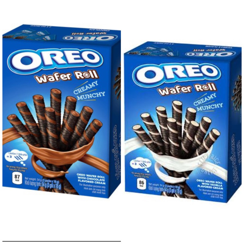 Jual oreo wafer roll 54gr Malaysia | Shopee Indonesia