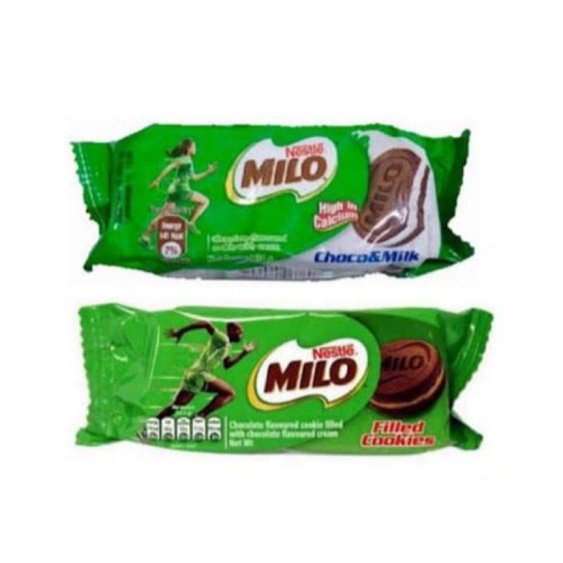 Jual milo biscuits sandwich vanila chocolate ring cookie filling halal ...