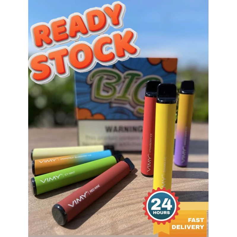 Jual VIMY - VAPE POD/VAPE SEKALI PAKAI (DISPOSABLE) 800 PUFF | Shopee ...