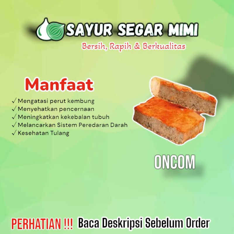 Jual Oncom - Sᴀʏᴜʀ Sᴇɢᴀʀ ♏ɪᴍɪ | Shopee Indonesia