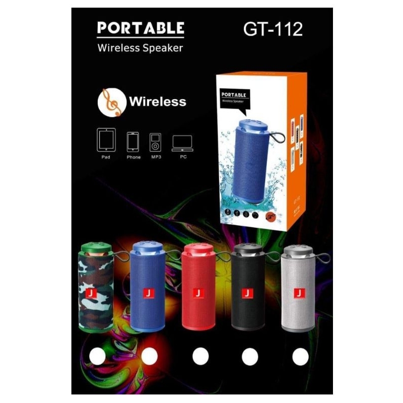 Jual Speaker Bluetooth GT112 Box Music Bluetooth GT112 | Shopee Indonesia
