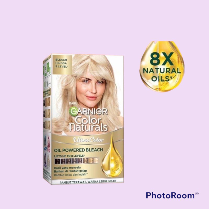 Jual Garnier Color Natural Bleach bleaching (Mengangkat Warna Hingga 8 ...