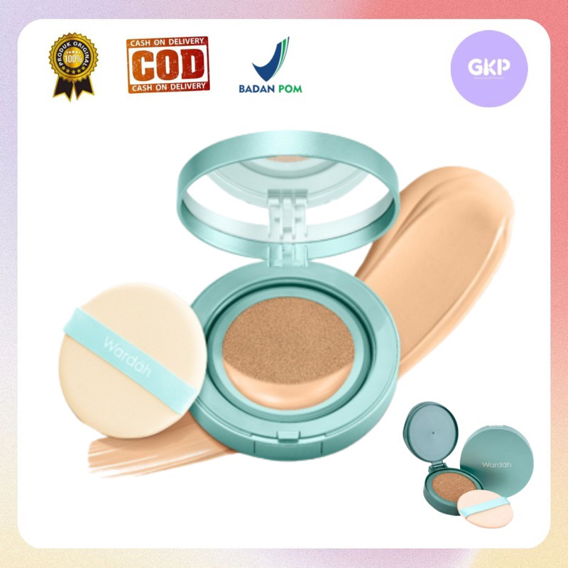 Jual Wardah Exclusive Flawless Cover Cushion Refill BPOM 100% ORIGINAL Natural Glow 100% ...