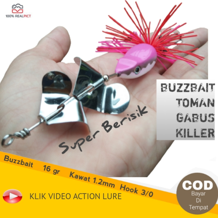 Jual Slater Seleter Sleter Buzzbait Mini Umpan Casting Cesting Kesting ...