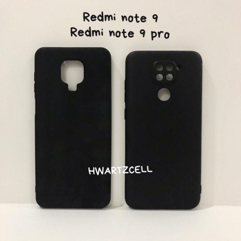 Jual CASE XIAOMI REDMI NOTE 9 PRO PREMIUM MATTE SOFT BLACK DOFF ...