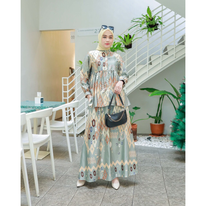 Jual SILKY ONESET ROK PREMIUM - SETELAN ROK DEWASA BAHAN SILK PREMIUM ...