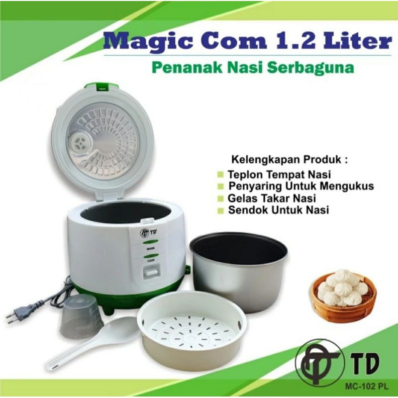 Jual Magicom mini rice cooker penanak nasi 1,2 liter | Shopee Indonesia
