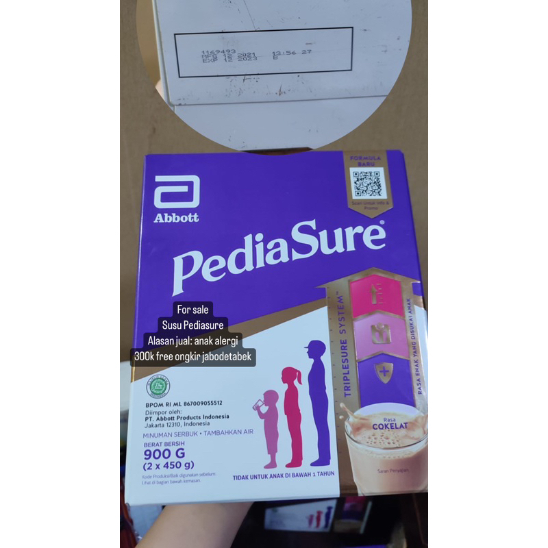 Jual pediasure susu cokelat triplesure | Shopee Indonesia