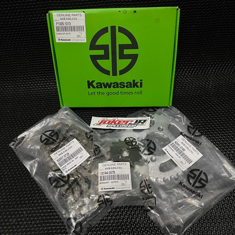 Jual Gir Gear Set Rante W175 Original girset w175 original kawasaki ...