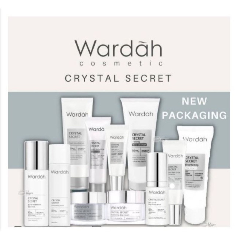 Jual WARDAH Crystal Secret Series Indonesia / Facial Wash Face Scrub ...