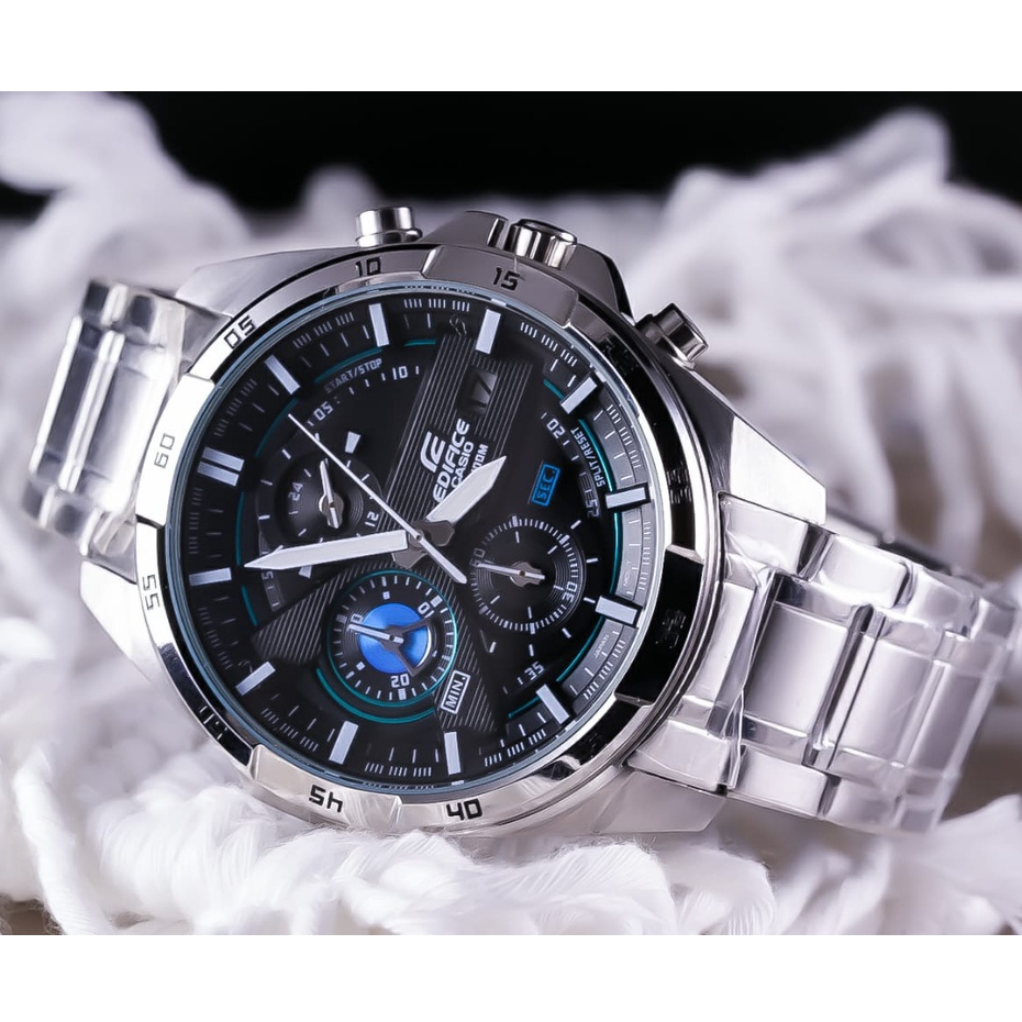 Jual Jam Tangan Pria Casio EDIFICE EFR-556 Chronograph Blue Black Dial ...