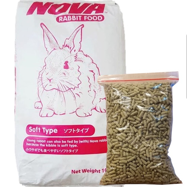 Jual Makanan Kelinci Nova Rabbit Food Repack 1 Kg - PELET - PAKAN ...