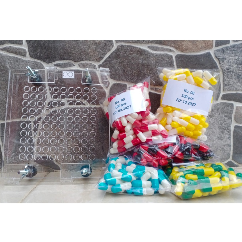 Jual Sepaket Alat Bantu Isi Kapsul + Kapsul Kosong 100 Pcs Ukuran 00/0 ... Jual Sepaket Alat Bantu Isi Kapsul + Kapsul Kosong 100 Pcs Ukuran 00/0 ...