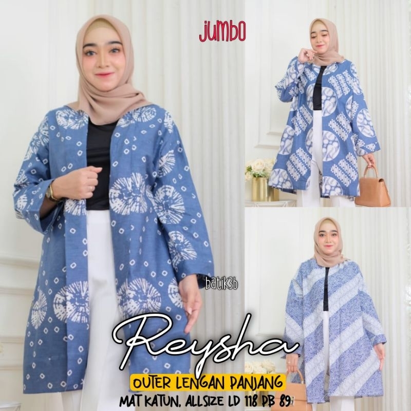 Jual Maxicardi outer super jumbo batik cewek murah kekinian kasual Baju ...